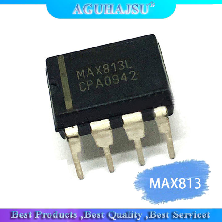 XR7-10pcs/ล็อต MAX813 MAX813LCPA วงจรจับเวลา MAX813LEPA จุ่ม8 Watchdog ...