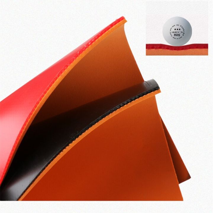 Super Sticky Table Tennis Training Rubber, 2.2mm Thickness 39 Hardness ...