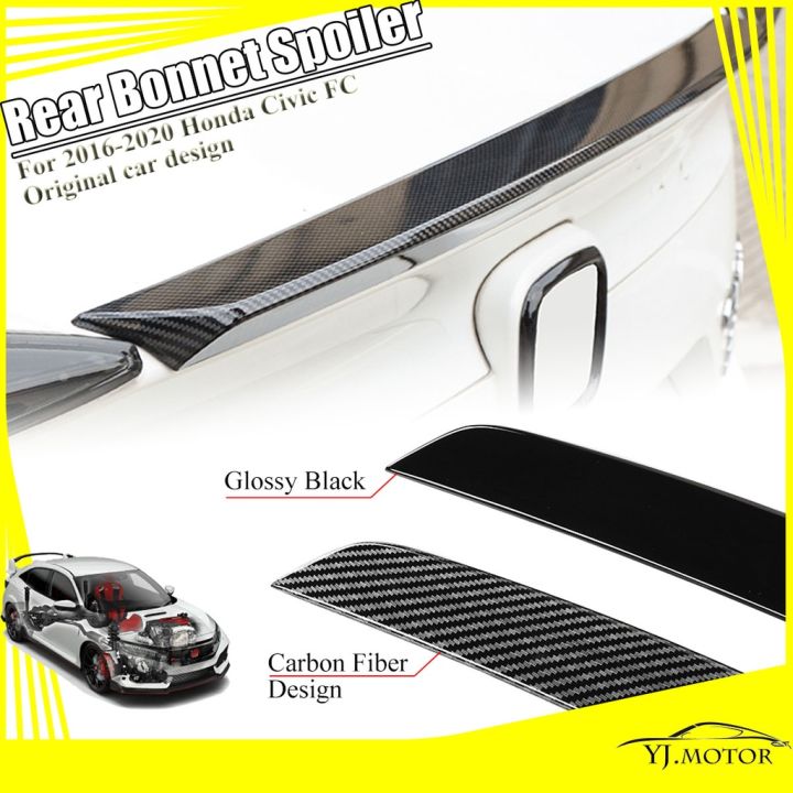 KLNU For 2016 - 2020 Honda Civic FC Ducktail Spoiler Rear Trunk Spoiler ...