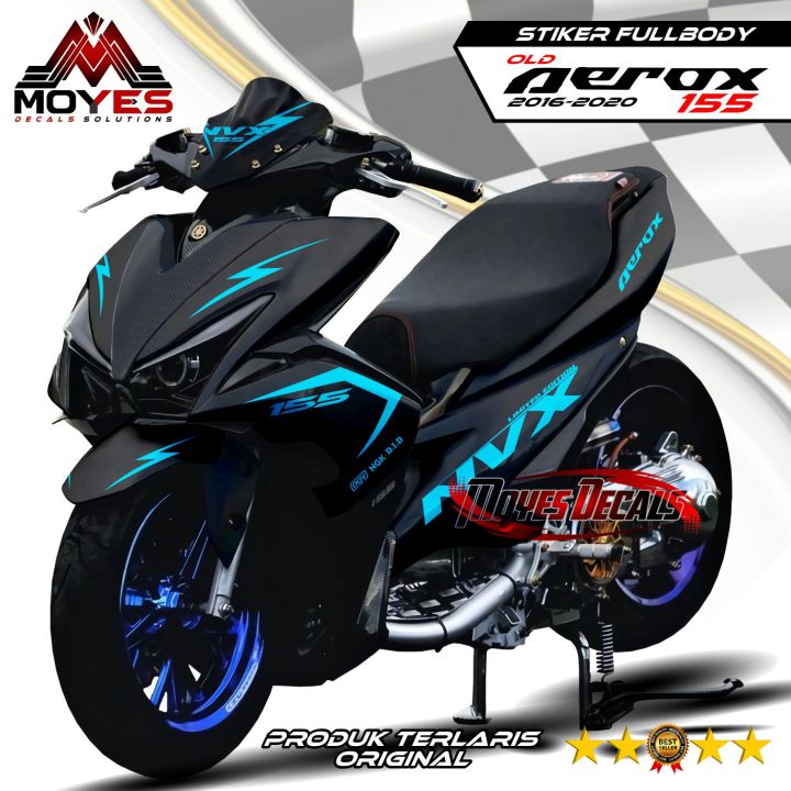 Decal Sticker Fullbody Aerox old - Sticker variasi Aerox 155 old MYS221 ...