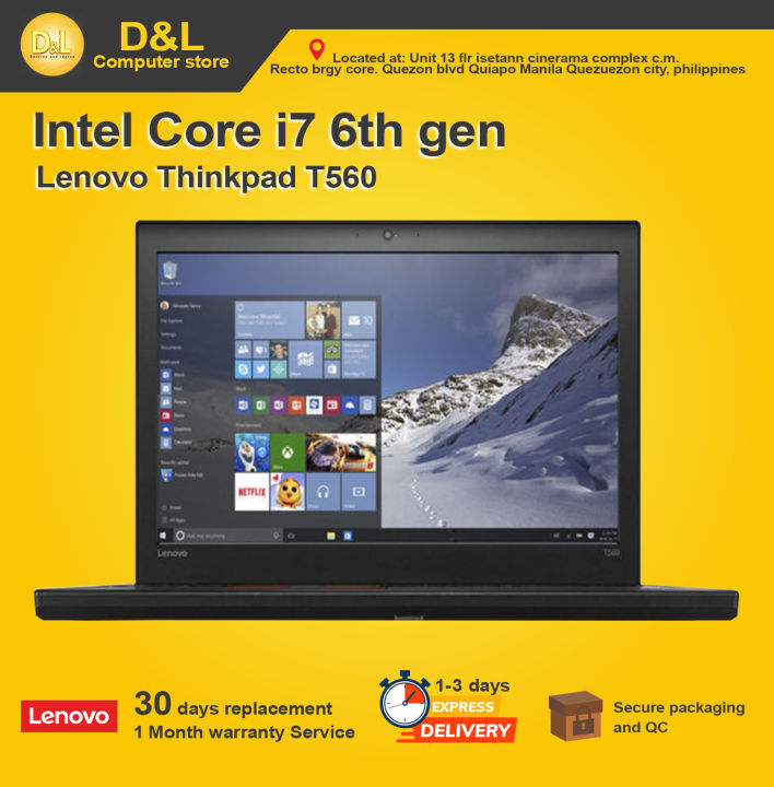 Laptop Lenovo Thinkpad T560 Core i7 6th/5th gen/I5 5th gen 8GB | 120GB ...