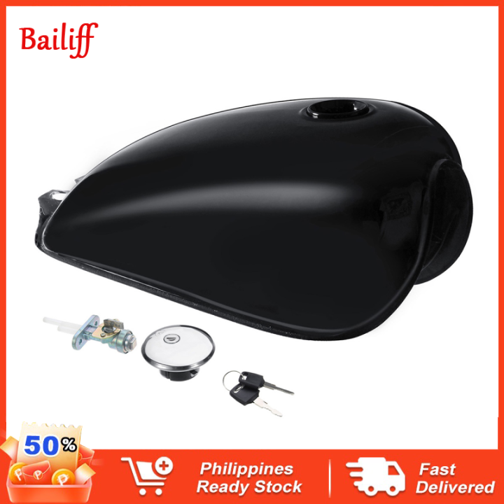Motorcycle 9L 2.4 Gallon Cafe Racer Vintage Fuel Gas Tank For Suzuki ...