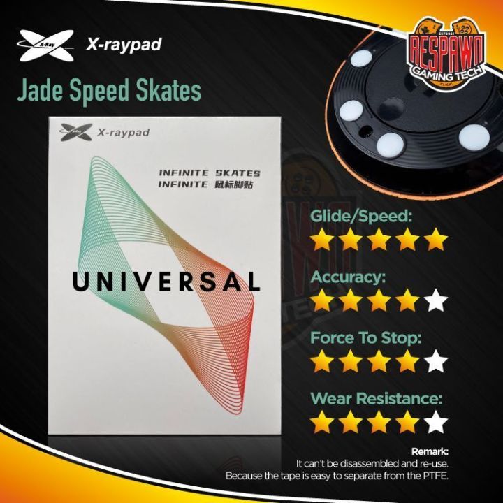 Xraypad Jade Speed Mouse Skates - Universal | Lazada