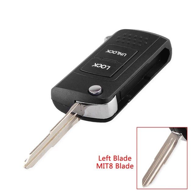 Dandkey Modified Flip Remote Key Shell 2 Buttons For Mitsubishi Lance ...