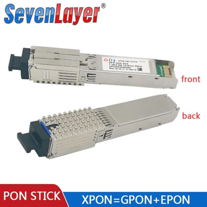 PON STICK EPON GPON XPON SFP ONU Stick With MAC SC Connector DDM pon ...