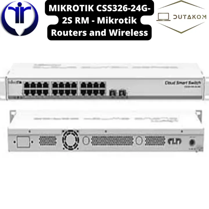 MIKROTIK CSS326-24G-2S RM - Mikrotik Routers and Wireless | Lazada ...