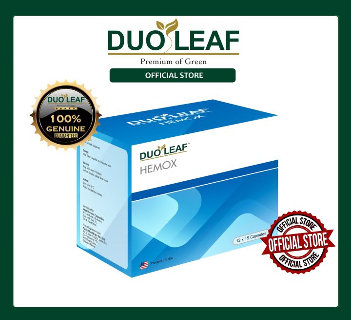 Duoleaf Hemox (12 Strips x 15s) | Lazada