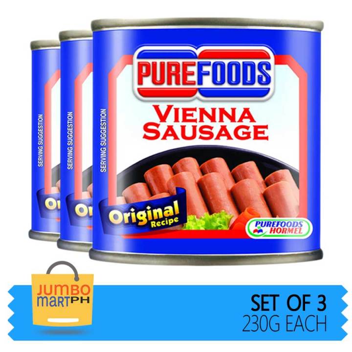 PUREFOODS VIENNA SAUSAGE 230G / SET OF 3 | Lazada PH