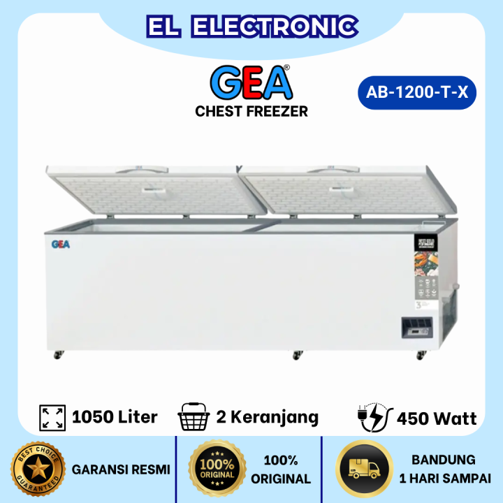 CHEST FREEZER GEA AB-1200-T-X KAPASITAS 1050 LITER | Lazada Indonesia