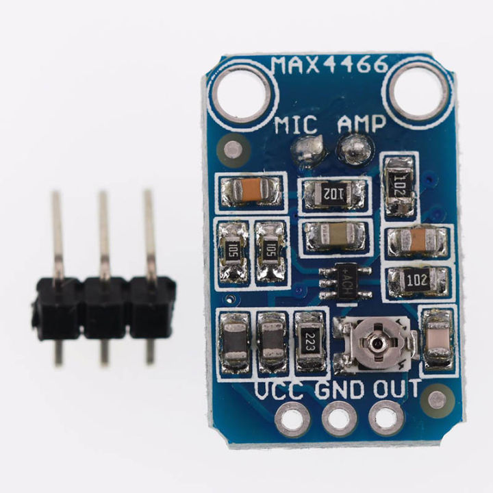 1ชิ้น/2ชิ้นสำหรับ MAX4466 Arduino บอร์ด PCB ชุด Diy ของโมดูลไมโครโฟน ...