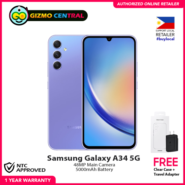 Samsung Galaxy A34 5G 8GB+128GB 48MP Main Camera 5,000mAh (typical ...