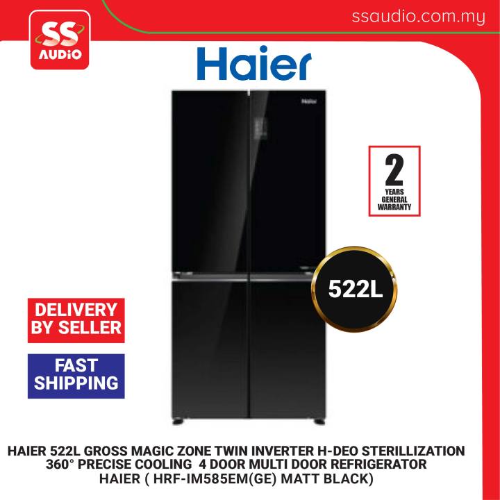 DELIVERY BY SELLER 】 HAIER 522L GROSS MAGIC ZONE TWIN INVERTER H-DEO ...