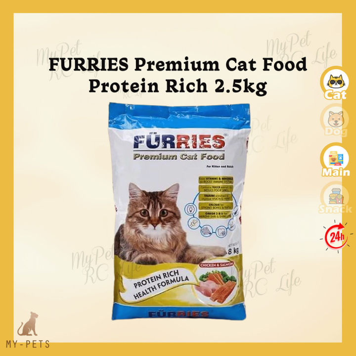 FURRIES Dry Cat Food - Chicken & Salmon (2.5KG) | Lazada
