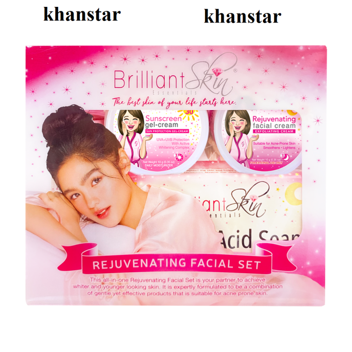Brilliant Skin Rejuvenating Facial Set BRILLIANT SET GLASS SKIN ...