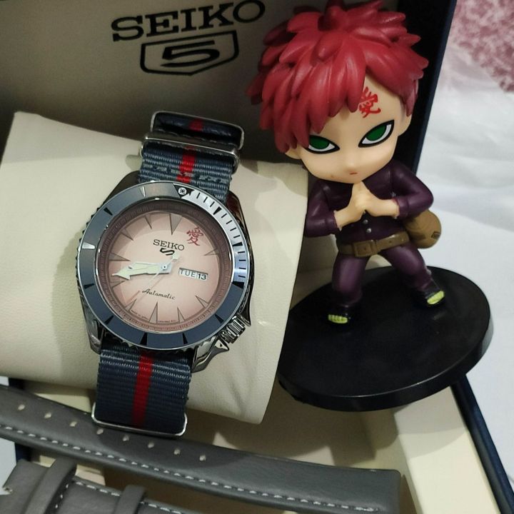 Gaara Naruto x Seik0 Anime Automatic-Hand With Extra Strap Actual Pic ...