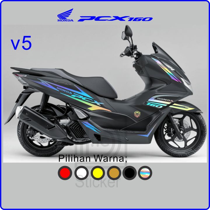 Cutting Stiker Honda PCX 160 Variasi V5 Motor Modip minimalis 2021 2022 ...