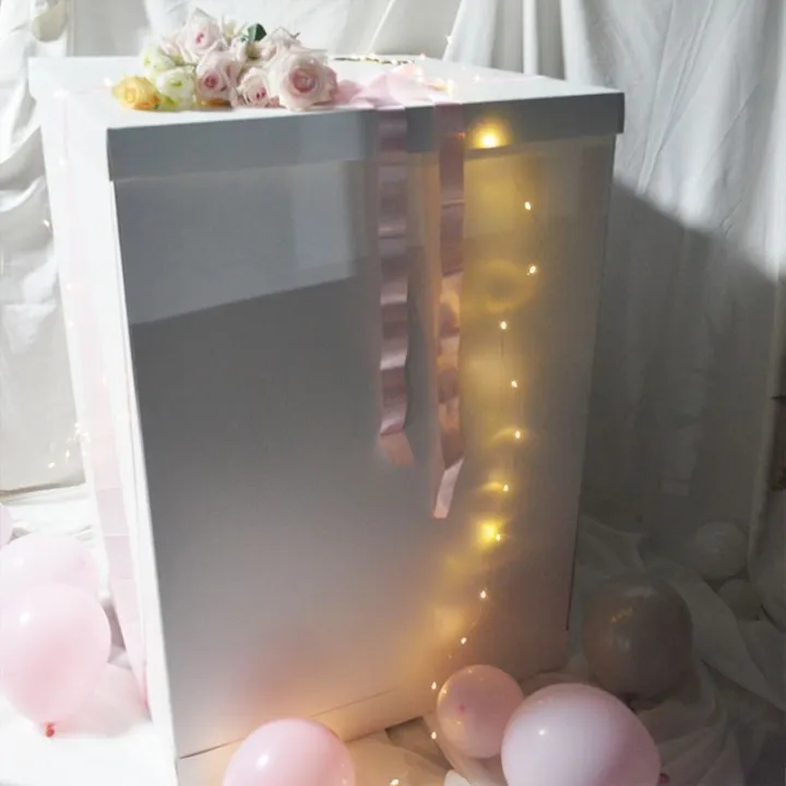 Birthday gift surprise big box can hold people's gift box huge empty ...
