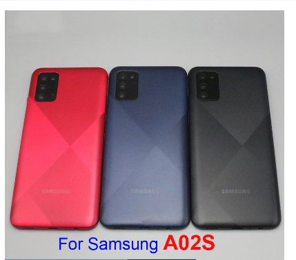 สำหรับ Samsung Galaxy A02S ด้านหลังฝาครอบแบตเตอรี่กรอบสำรอง | Lazada.co.th