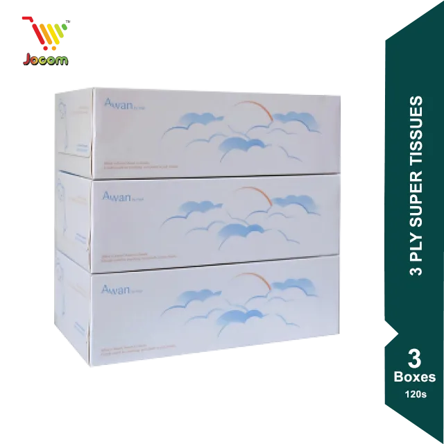 Popi Awan by Popi 3 ply Super Tissues (3 x 120's) | Lazada