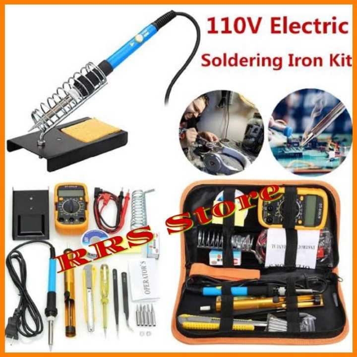 RRS STORE SATU SET PAKET LENGKAP SOLDER HandsKit Soldering Iron Tool ...
