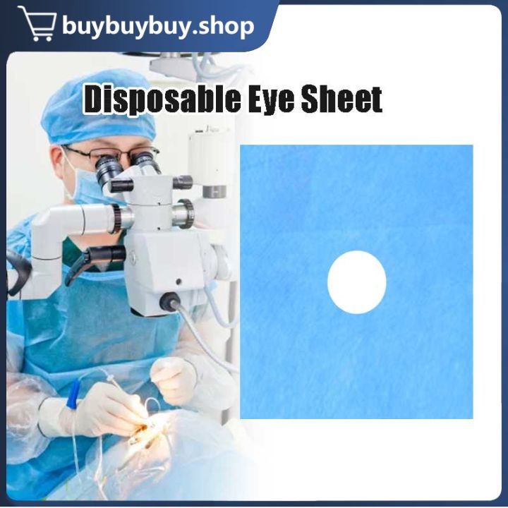 50Pcs Surgical Drape Sterile - 40*50w/ 10cm Hole Disposable Eye Sheet ...