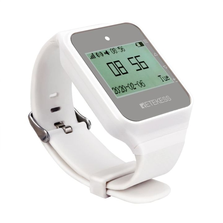 Retekess TD108 Wireless Watch Receiver, Restaurant Pager, 7 Alert Modes ...