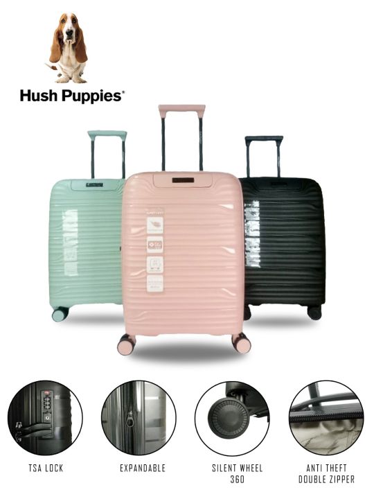 Koper Hush Puppies PP Hardcase 20 inch Cabin Size 69- 4031 | Lazada ...