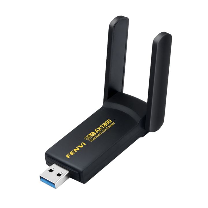 (IMVX) AX1800 Wireless Network Card WiFi 6 USB Dongle 1800Mbps Dual ...