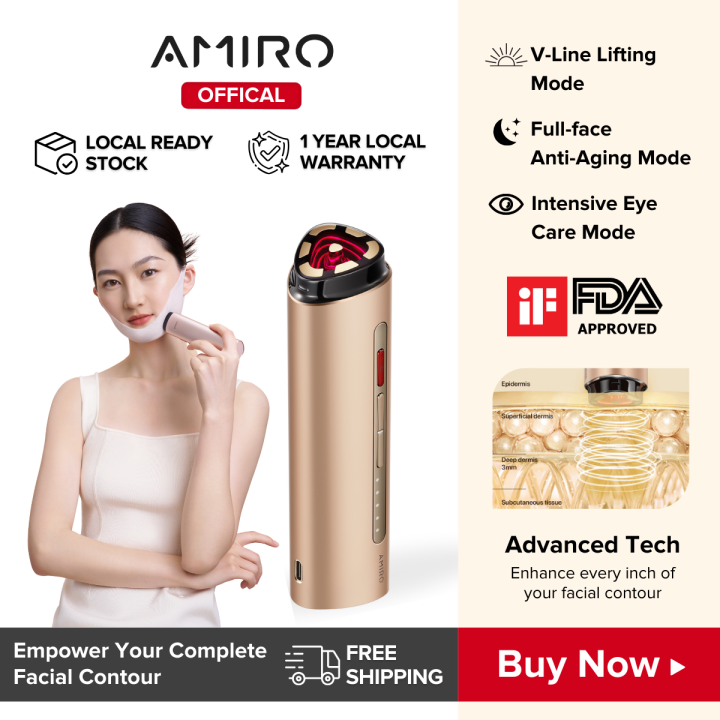 [SG Ready Stock] AMIRO R3 Turbo RF Facial Tightening Device | Radio Frequency | Microcurrent ...