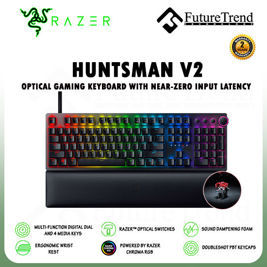 Razer Huntsman V2 - Linear Optical Switch (RED) Optical Gaming Keyboard ...