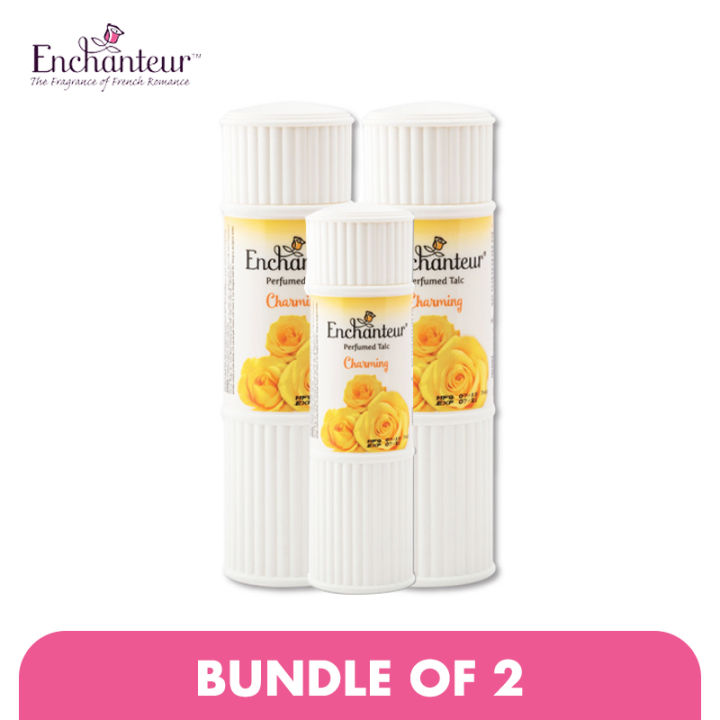 ENCHANTEUR Talcum Powder – Charming 125g x2 + FREE 50g | Lazada Singapore