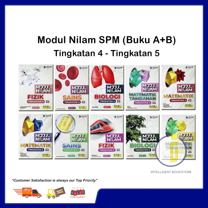 [Intelligent] Nilam : Modul Nilam SPM KSSM Tingkatan 4,5 (2024) - Buku Kerja/Latihan | Lazada