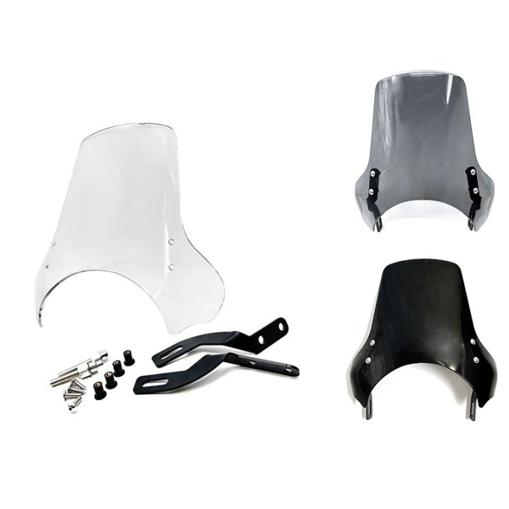 Motorcycle Windshield Windscreen Air Deflector for Speed 400 Scrambler ...