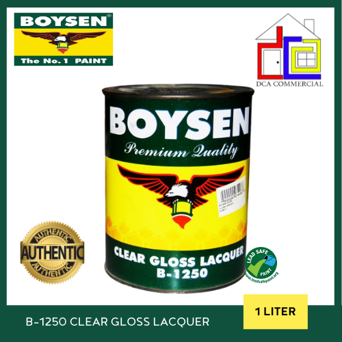 BOYSEN CLEAR GLOSS LACQUER 1GALLON AND 1LITER | Lazada PH