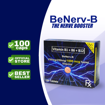 BeNerve-B Vitamin B1 + B6 + B12 Box of 100 Tablets