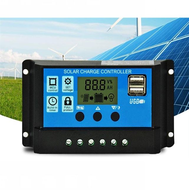Solar Controller 12V to 24V Battery Regulator Solar Panel Solar Charge ...