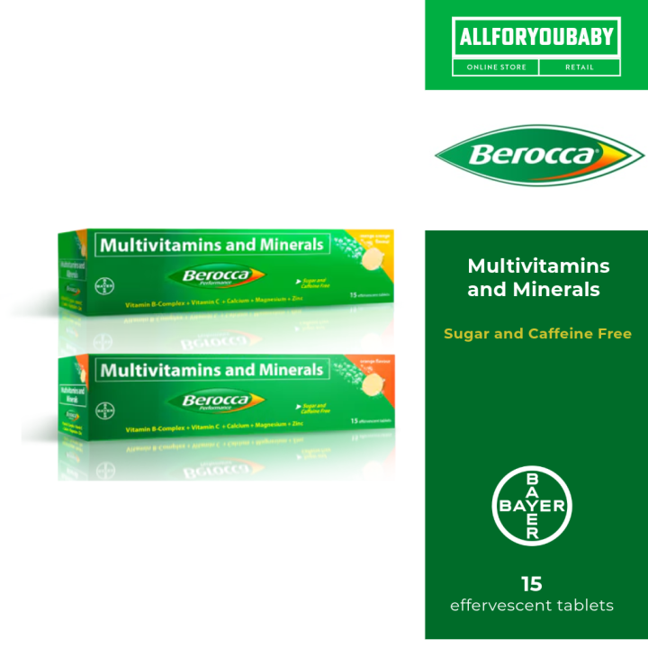 Berocca Multivitamins and Minerals 15 tablets | Lazada PH