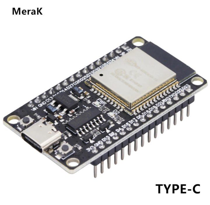 Esp32บอร์ดพัฒนา Ch340c Type C Usb Wifi บลูทูธพลังงานต่ำพิเศษ Dual Core Esp32 Devkitc 32 Esp