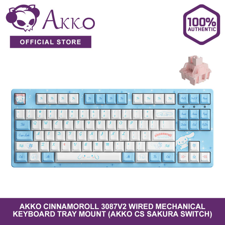 Akko Cinnamoroll 3087V2 Wired Mechanical Keyboard Tray Mount (Akko CS ...