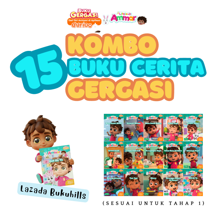 BIG BOOK DURIOO: LITTLE AMMAR SET [Buku Cerita Kanak-Kanak + Suku Kata ...