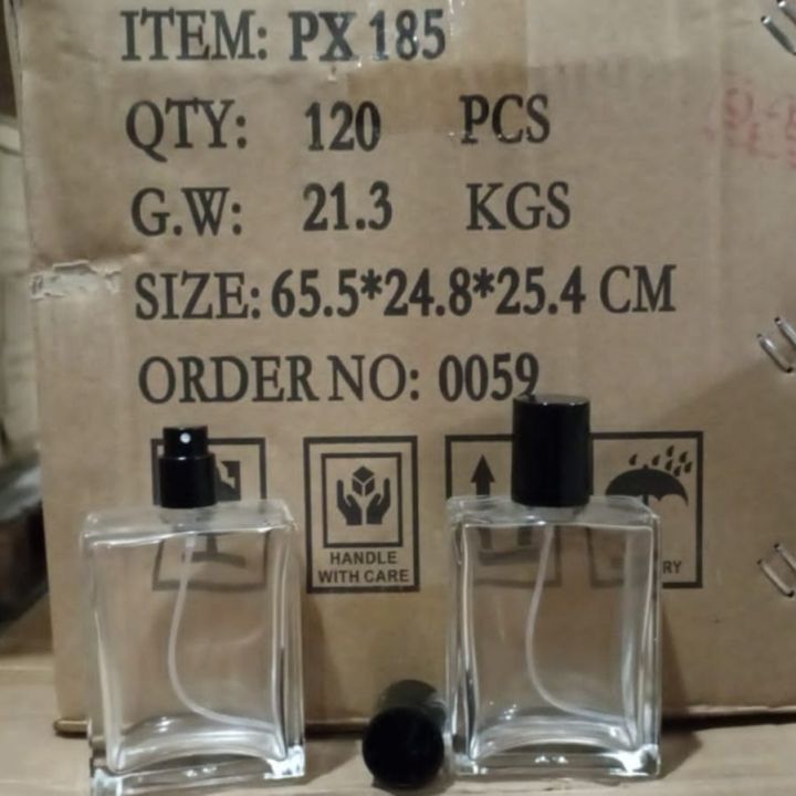 Botol parfum Kosong Kotak 35ml 55ml 100ml polos Spray harga satuan/pcs ...