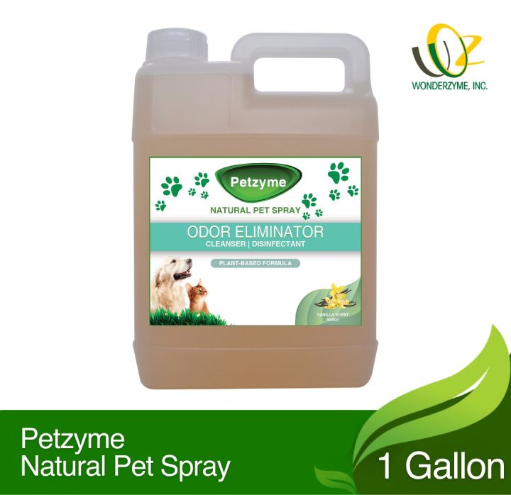 PETZYME Natural Pet Area Spray Odor Eliminator/ Disinfectant & Cleanser ...