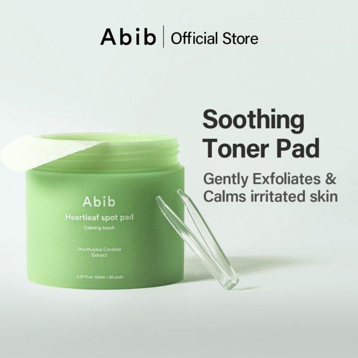 Abib Heartleaf Spot Pad Calming Touch 80 Pads • Facial Toner Pad | Lazada