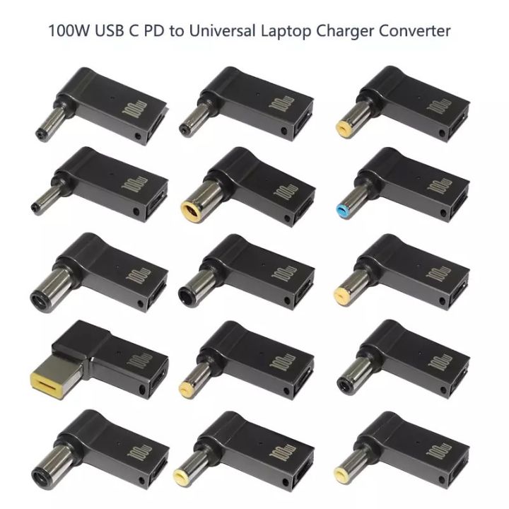 ส่งไว ประกัน1ปี 65W USB TypeC To Dc Power Jack Connector USB C To ...