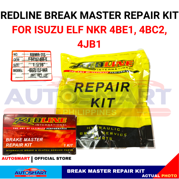 REDLINE BREAK MASTER REPAIR KIT FOR ISUZU ELF NKR 4BE1, 4BC2, 4JB1 ...