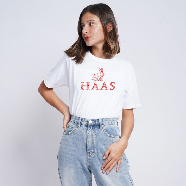 haas : เสื้อยืดแขนสั้น unisex " Rabbit " SHSK2645 | Lazada.co.th