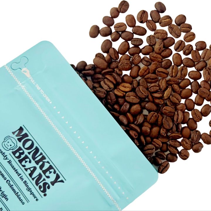 Monkey Beans El Supremo Colombiano Single Origin Coffee Beans Colombia Supreme Beans 250g/500g ...