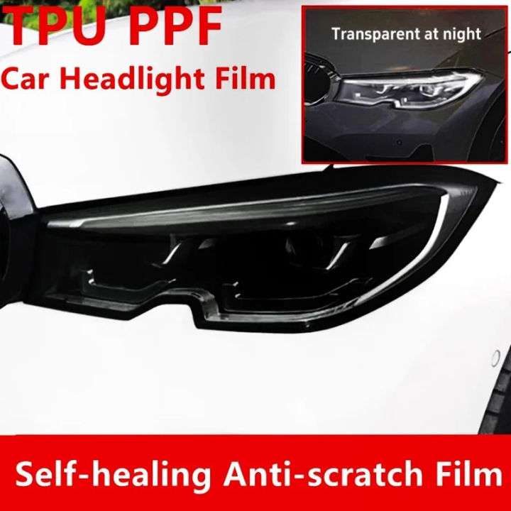 TPU PPF Self-adjust Smart Photochromic Headlight Protection Film White ...