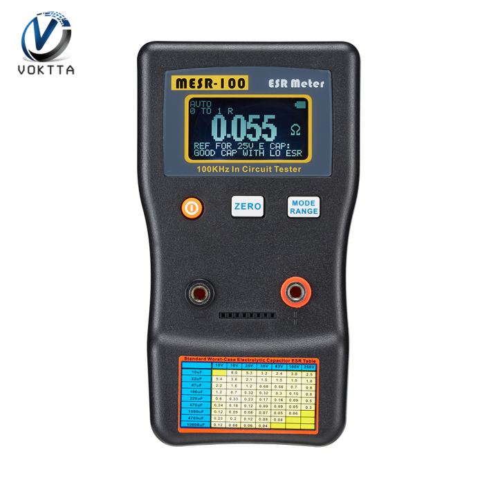 VOKTTA MESR-100 ESR Meter Resistance Meter High-precision Capacitance ...