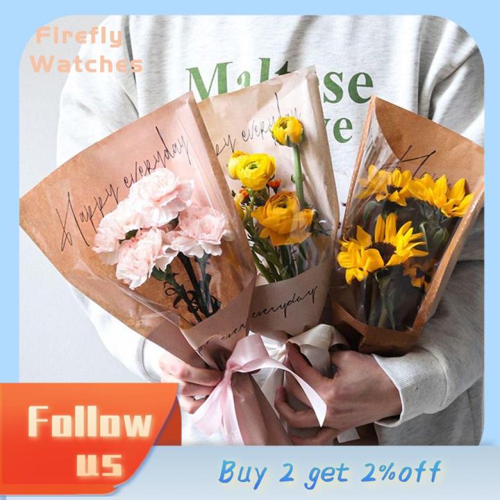 LOENLY TREE 20/30PCS Single Rose Rose Packing Sleeve Bag Plastic ...